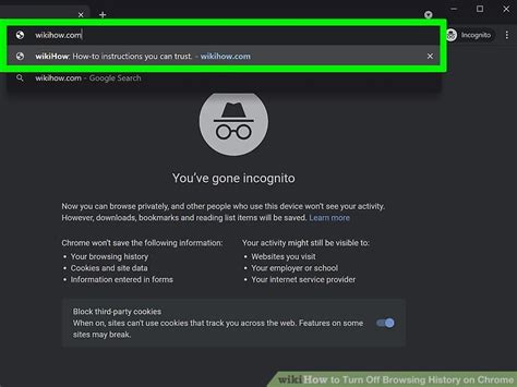 Ways To Turn Off Browsing History On Chrome WikiHow