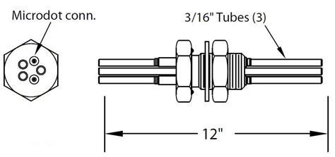 2 Microdot To Microdot Connector 2 Cooling Tubes And 1 Air Tube 1 Baseplate 100 008 Demaco