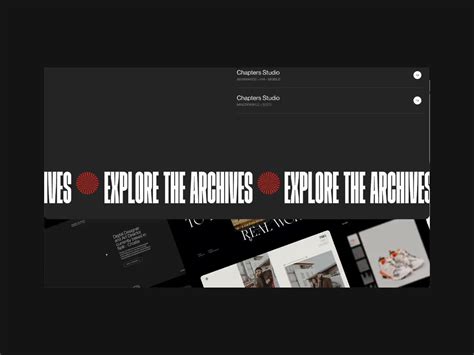 Draggable And Interactive Archive Page Awwwards