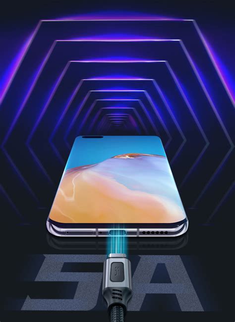 Cáp sạc nhanh 100w 20v 5a truyền dữ liệu chất liệu nilon chắc chắn đầu bọc nhôm Dây cáp sạc