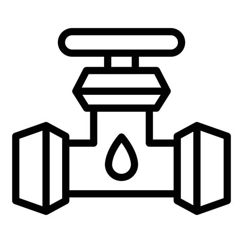 Kerosene Pipeline Icon Outline Style 15892686 Vector Art At Vecteezy