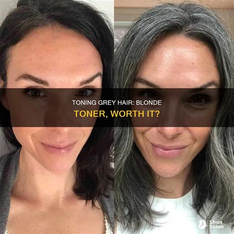 Toning Grey Hair Blonde Toner Worth It Shunsalon