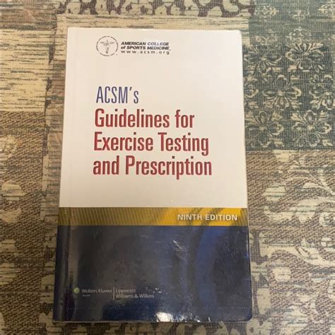 Acsm Guidelines For Exercise Testing Prescription Gem