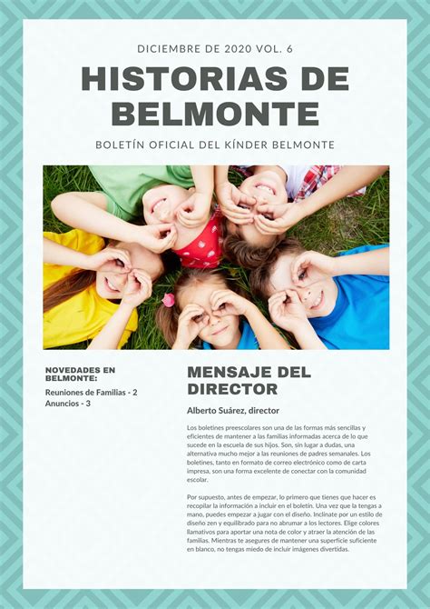 Plantillas Para Boletines Informativos Gratis Canva