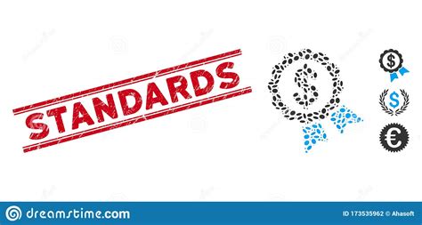 Standards Line Icons Collection Criteria Norms Benchmarks Guidelines Protocols Measures