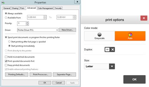 configuring ysoft universal print driver
