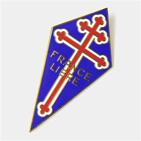 Fnfl British Made Badge Forces Francaises Libre Dday Navy Insigne Wwii