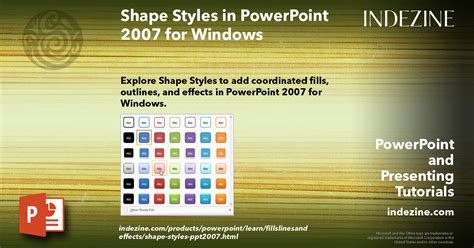 Shape Styles In PowerPoint 2007 For Windows