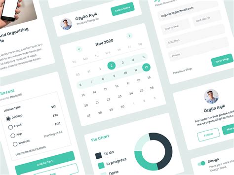 UI Components On Behance
