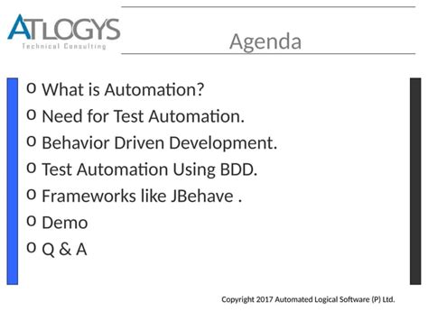 Bdd And Test Automation Tech Talk Atlogys Academy Series Pdf Bdd And Test Automation Tech Talk Atlogys Academy Series Pdf