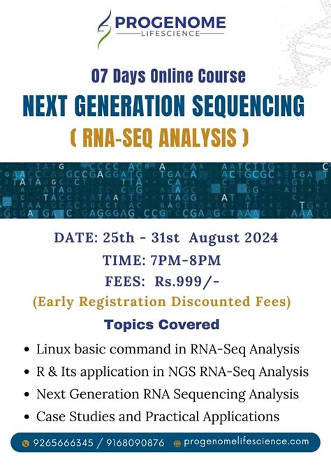 Progenome Lifescience On Linkedin Nextgensequencing Rnaseq Ngsanalysis Geneexpression