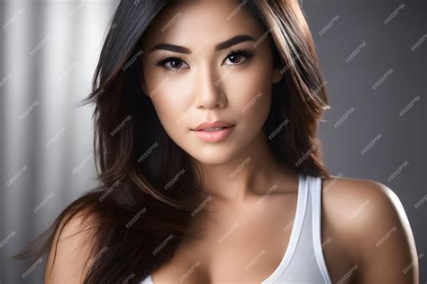 Premium Ai Image Exotic Beauty South East Asian Woman
