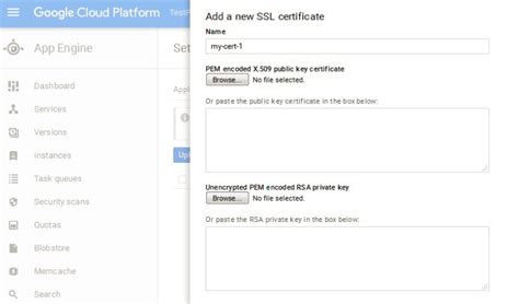 How To Install SSL TLS Certificate On Google App Engine