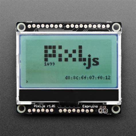 Espruino Pixl Js Javascript Microcontroller With LCD Adafruit ADA Core Electronics