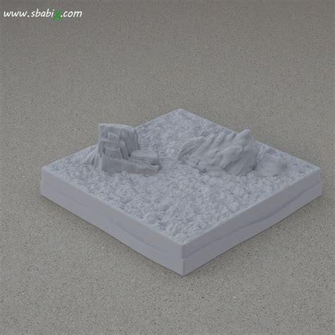 Due Sorelle Monteconero Adriatic Coast Stl 3d Model