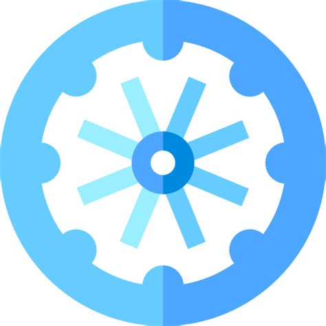 Chakra Basic Straight Flat Icon