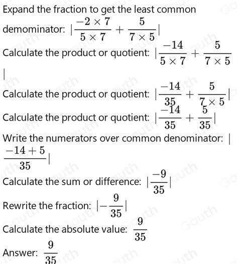 solved calculate fast if possible 2 5 1 7 3 35 3 7