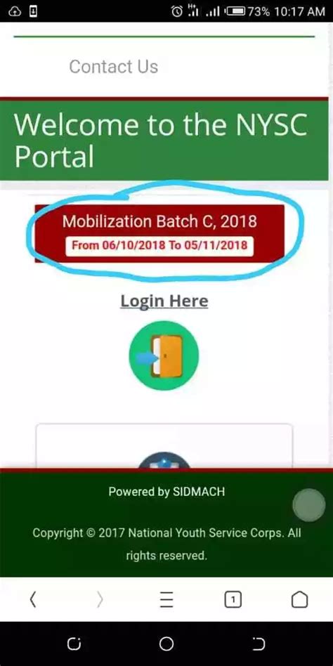 NYSC Batch C Stream II Registration Update