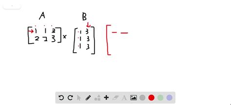 solved to find the product a b of two matrices a and b which of the