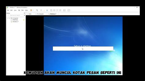 tutorial instalasi windows 7 di vmware workstation