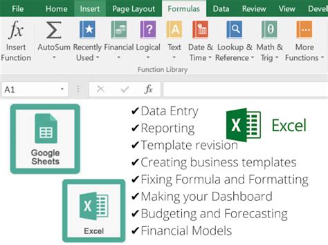 create excel spreadsheets formulas macros and dashboard by
