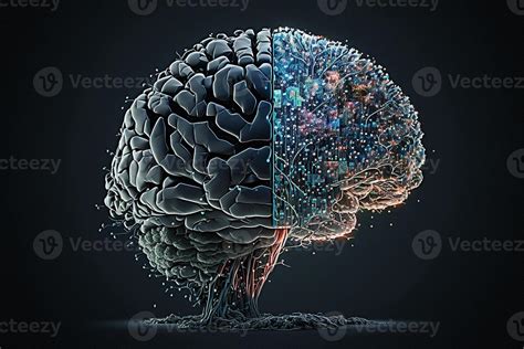 Artificial Intelligence Human Neural Network Brain Futuristic Digital