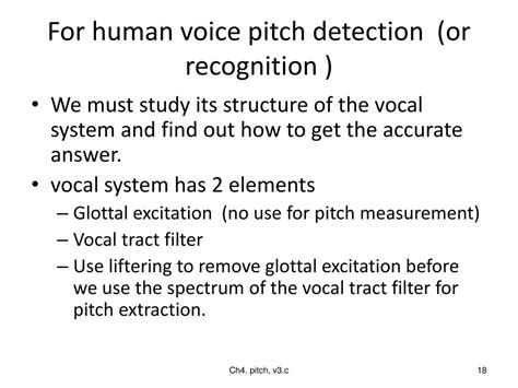 Ppt Chapter 4 Pitch Estimation For Music Signal Processing