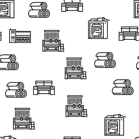 Textile Production Collection Icons Set Vector 18777274 Vector Art At Vecteezy