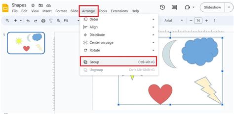 Google Slides How To Group And Ungroup Elements
