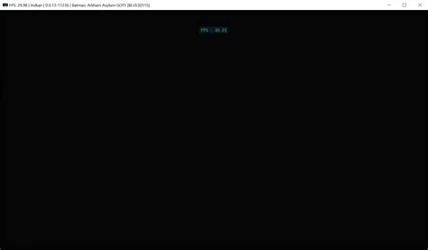 Regression Batman Arkham Asylum Black Screen With Disconnected Network 9258 · Issue 9293