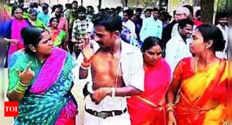 Hyd Women Thrash Man For Exploiting Harassing Housewife Hyderabad