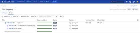 Some Resolved Jira Issues Are Missing From Advanced Roadmaps Programs Advanced Roadmaps For