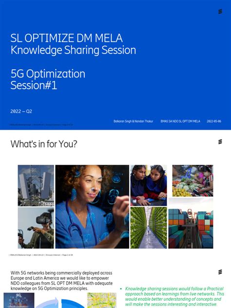 5g Optimization Kss Session1 Cw18 Pdf Lte Telecommunication