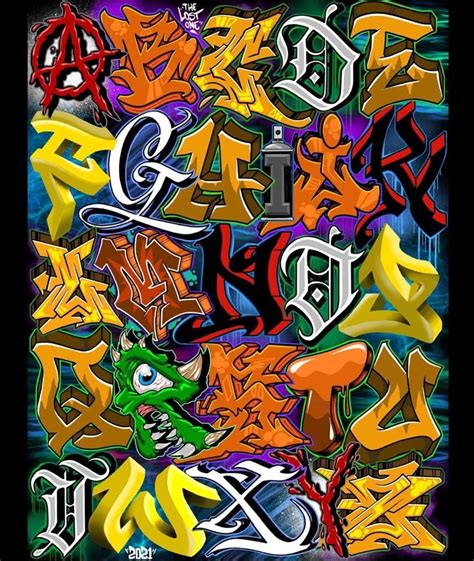 Mixed Style Graffiti Alphabet Steven Munting Graffiti Alphabet Graffiti Style Art Graffiti