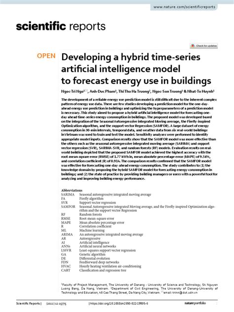 Developing a hybrid time-series artificial intelligence model to ...