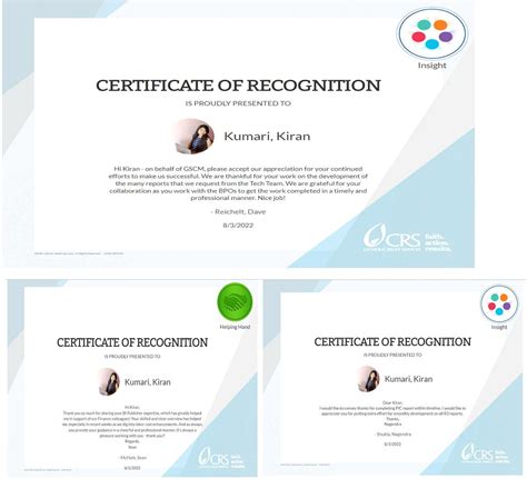 Kiran Kumari On Linkedin Hello All Happy To Share My Recognitions Made My Yesterday