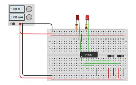 Circuit Design Latch S R Active High Tinkercad