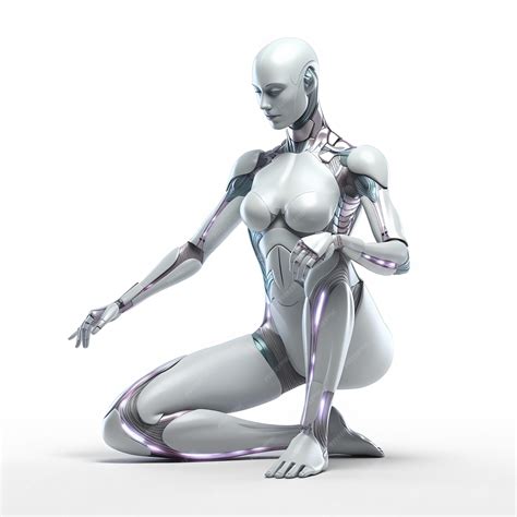 Premium Ai Image Artificial Intelligence Robot Yoga Pose Created With