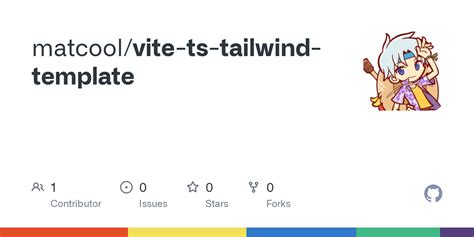 Github Matcoolvite Ts Tailwind Template