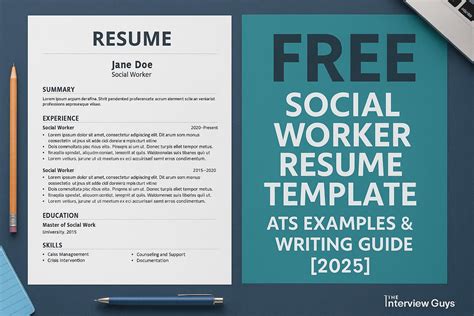 Free Social Worker Resume Template Ats Examples And Writing Guide [2025