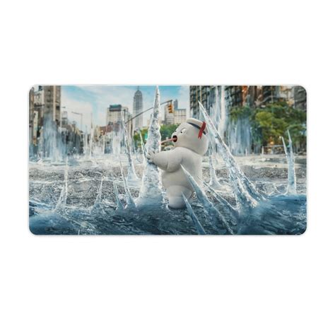 Ghostbusters Frozen Empire Stay Puft Mouse Pad Extended Gaming No Sliped Large Desk Mat Stitched