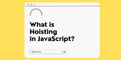 🪝 what is hoisting in javascript r devto
