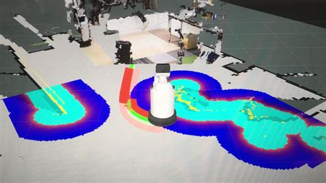 Toyota Hsr Robot On Autonomous Navigation Monitored On Rviz Youtube