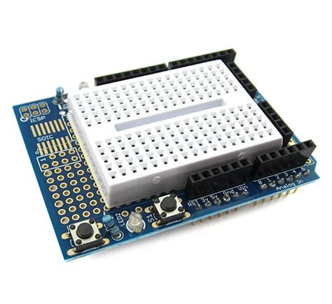 Arduino Uno Proto Shield With Syb 170 Mini Breadboard In Pakistan