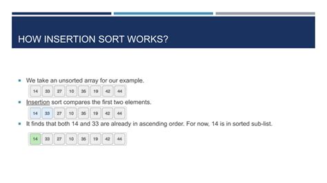 Selection And Insertion Sort Pptx