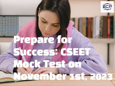 Prepare For Success CSEET Mock Test On November St Ecp