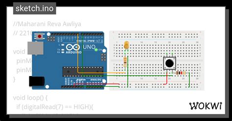 SOAL 4 WOKWI MAHARANI REVA AWLIYA 221011091 Wokwi ESP32 STM32 Arduino Simulator