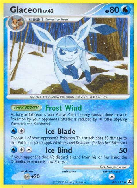 Glaceon Ex Full Art Xy Fates Collide Pokemon