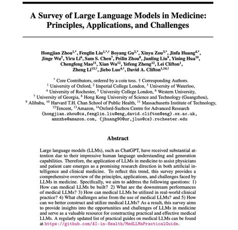 Llms In Medicine A Comprehensive Survey Analyzing 300 Papers On Llms In Medicine Includes An