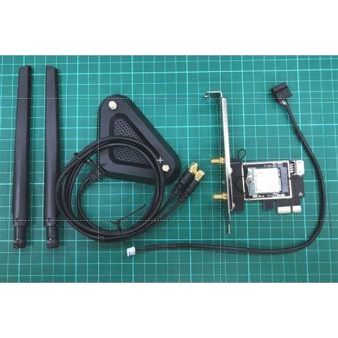 【全新現貨】intel Ax200 Ax210 桌上型wifi 6 無線網卡 最高規格防跳脫天線接頭壓板組裝 蝦皮購物